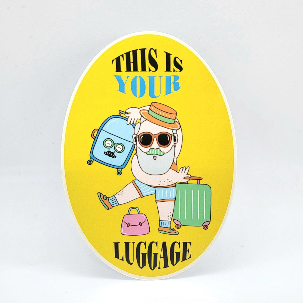 Luggage Vinyl Sticker 行李貼紙 | This is your Luggage 這是你的行李 – B'IN SELECT