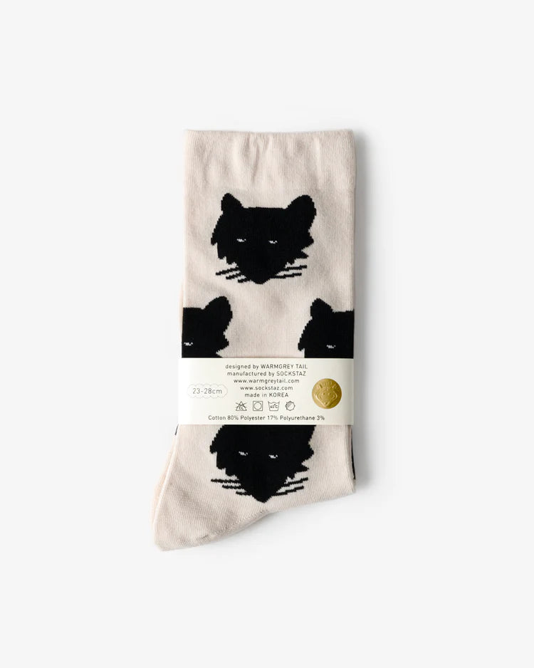 Wolf Socks - Cream White – B'IN SELECT